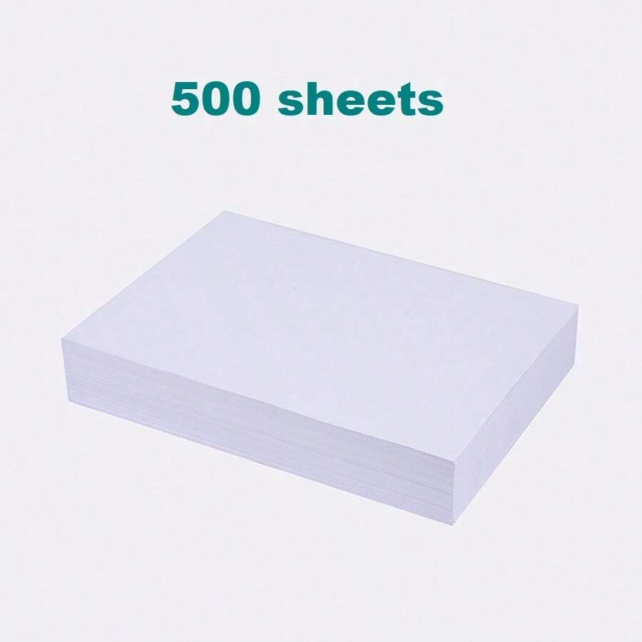 500 Sheets Of White Paper, White A4 Printer Paper, Copy Paper; Suitable ...