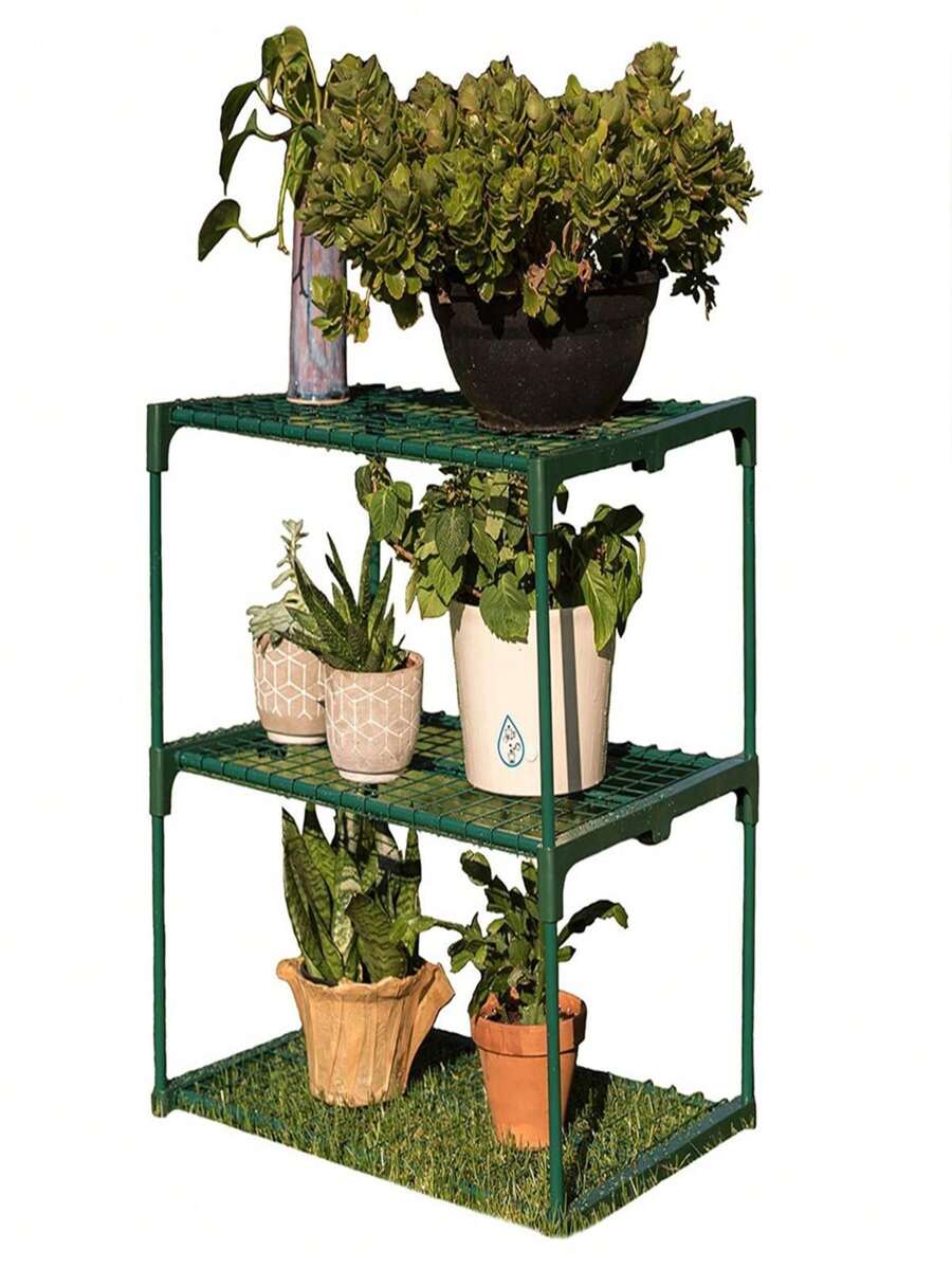 Three Tier Greenhouse Plant Growing Shelving Station | SHEIN USA