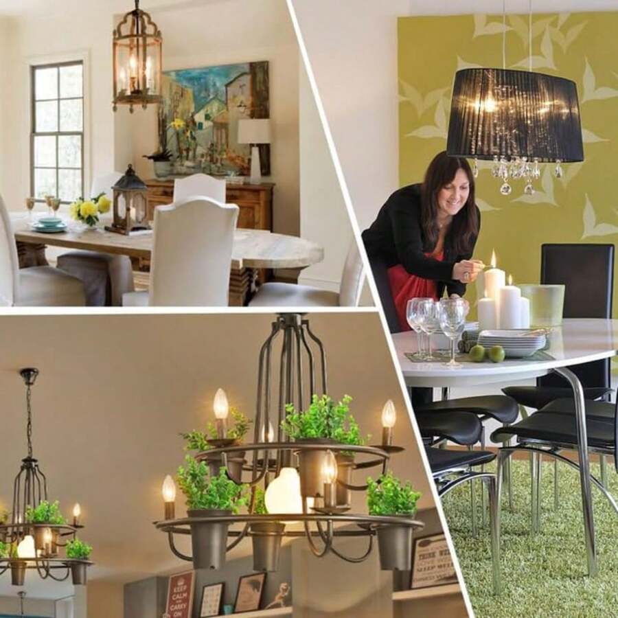 Small Screw Candle Light Bulbs, Vintage E14 Edison Filament Light Bulb ...