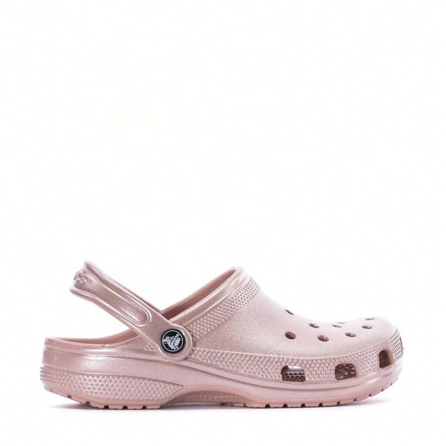 Crocs Classic 208586-6TY Men's Pink/Shimmer Comfort Crush Clogs Size US ...