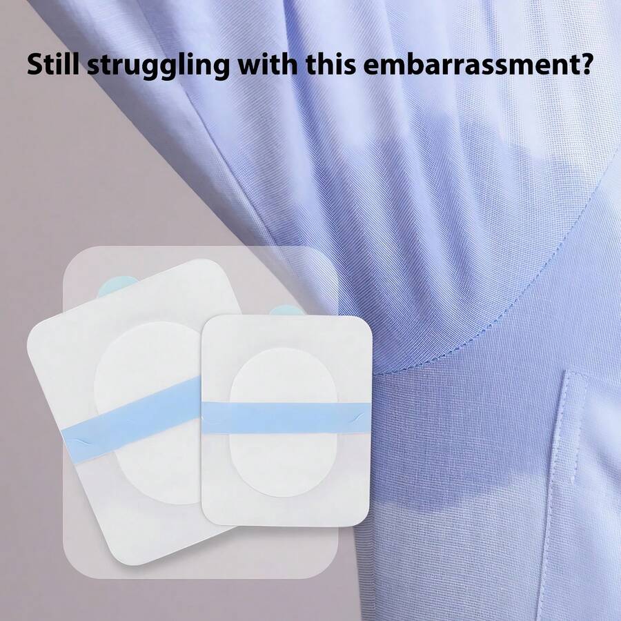 10pcs Disposable Underarm Ultra-Thin Sweat Absorbent Pads With Built-In ...