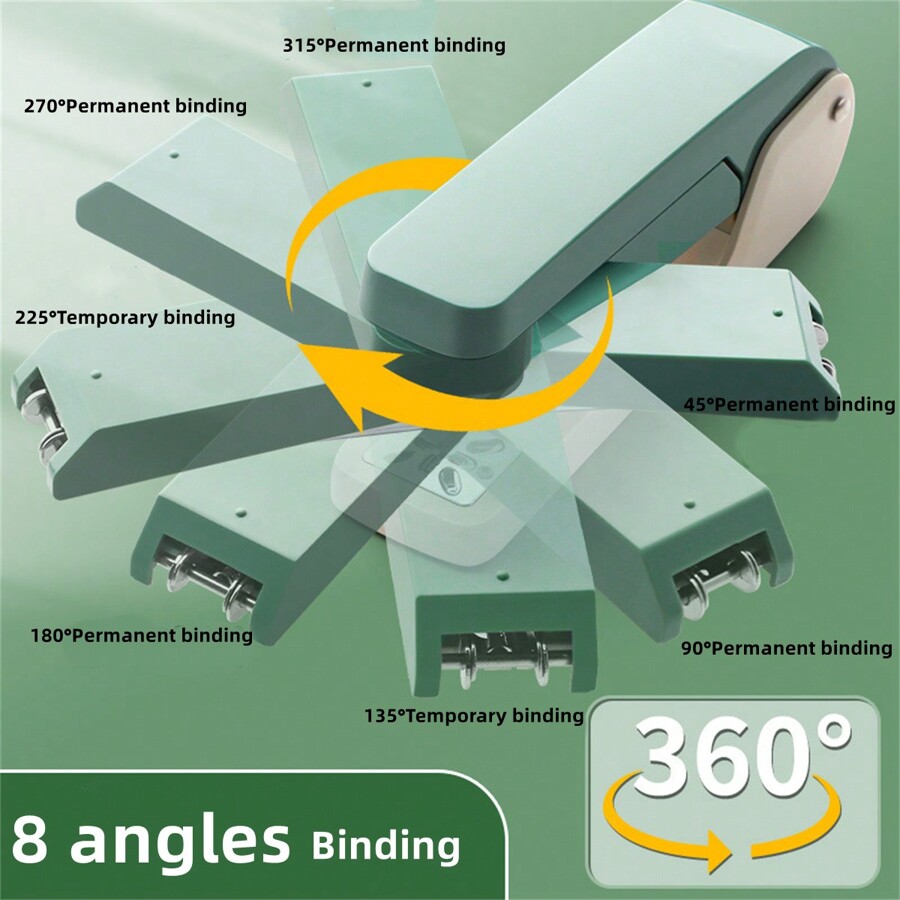 1 Piece Of 360 Degree Rotating Stapler + 5000 Staples White Labor ...