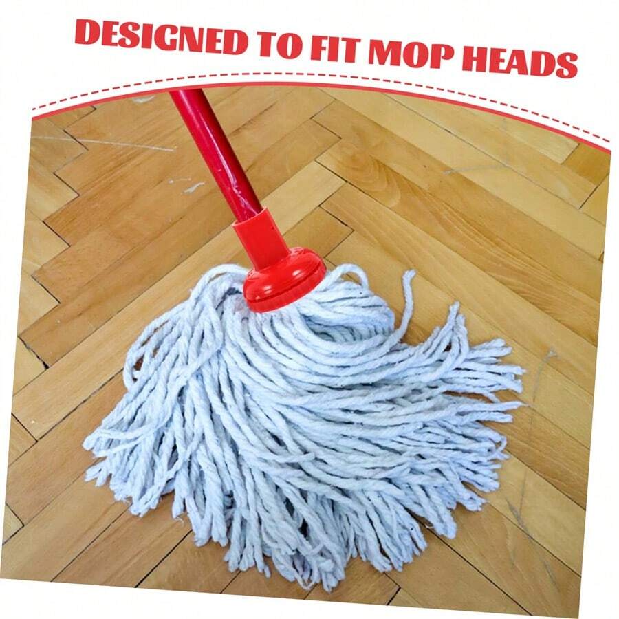 Reinforced Plastic Mop Head & Mop Clamp, DIY Mop Accessories, Circular ...