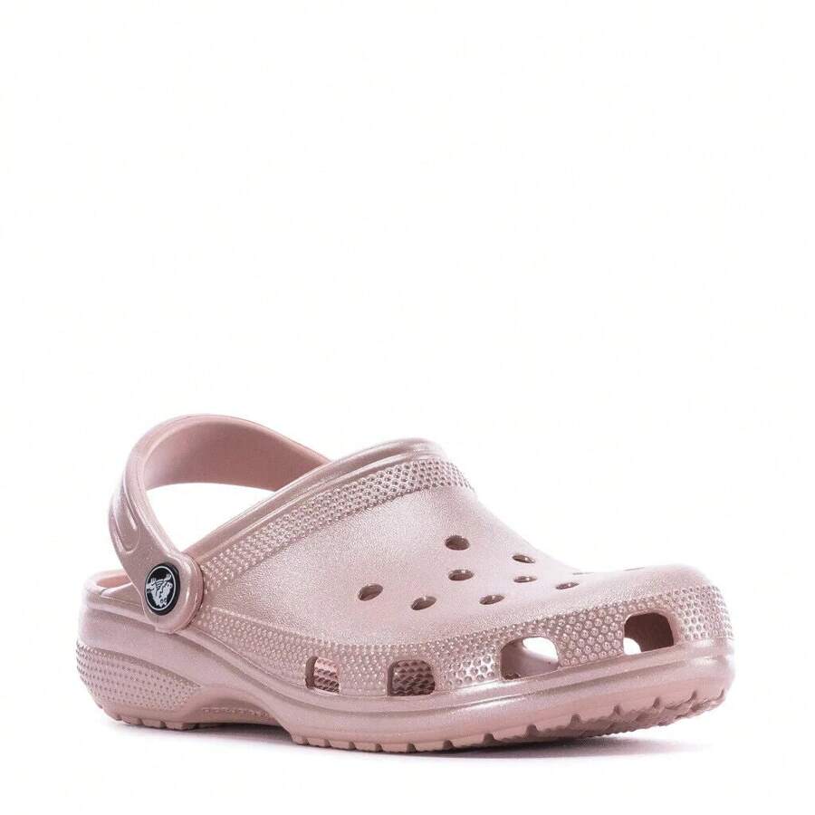 Crocs Classic 208586-6TY Men's Pink/Shimmer Comfort Crush Clogs Size US ...