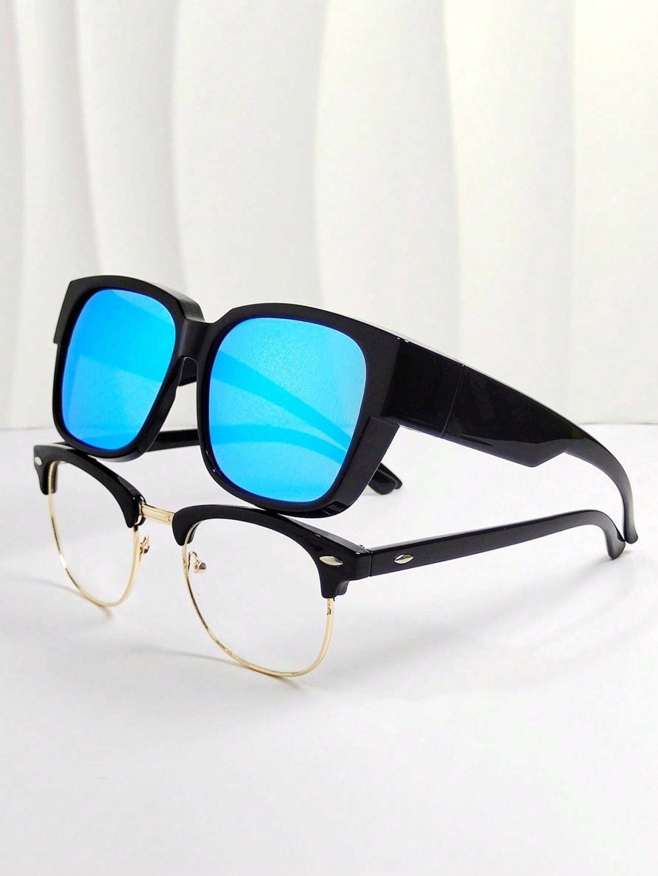 Wrap-Around Fully Enclosed Sunglasses, Suitable For Both Men And Women ...