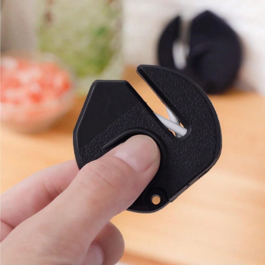 1pc Handheld Pocket Knife Sharpener Multifunction Outdoor Quick Sharpener Manual Single Port ...