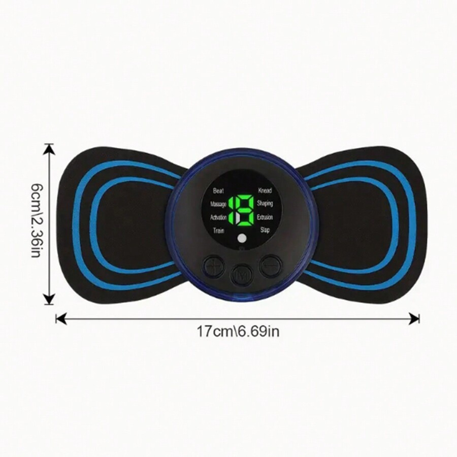 1pc Mini Massage Patch, Small Size And Easy To Carry, 8 Modes And 19 ...