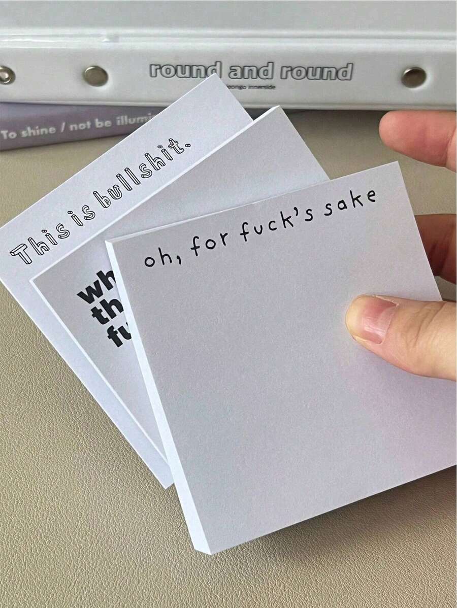 50pcs Fun Sticky Note Notebook, Suitable For Memo, Note-Taking ...