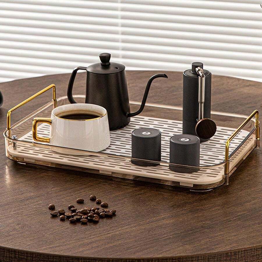 Home Tea Tray Light Luxury Tea Set Cup Rack Living Room Dry Bubble ...