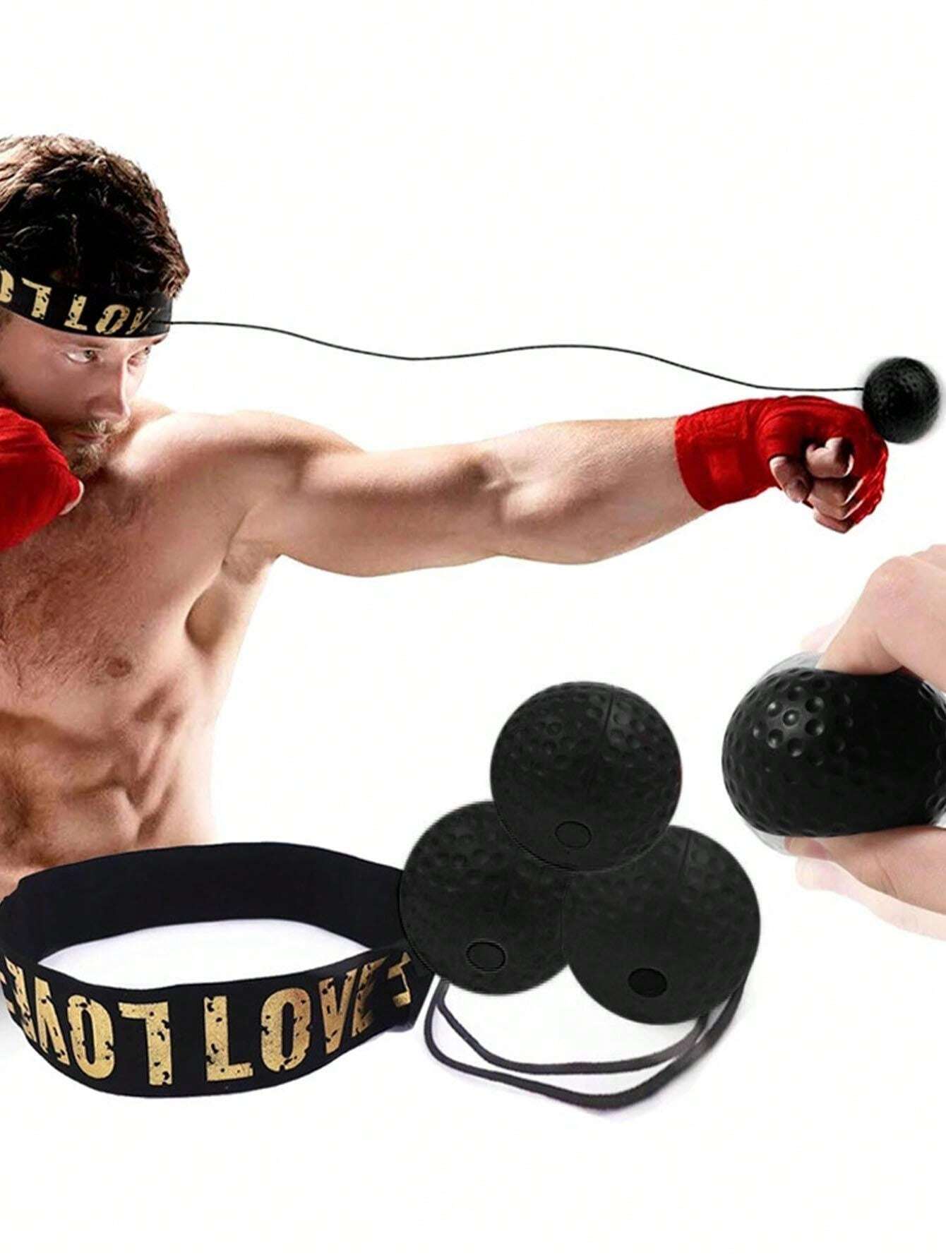 2 ชิ้นมือถือมวย Reaction Ball/ความเร็วการฝึกอบรมลูกยาง/โฟม PU ความ ...