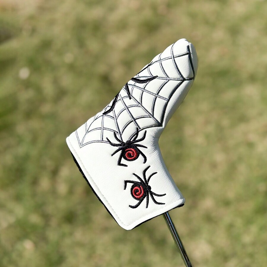 1pc Golf Putter Covers With Embroidery Spider Design - Golf Blade ...