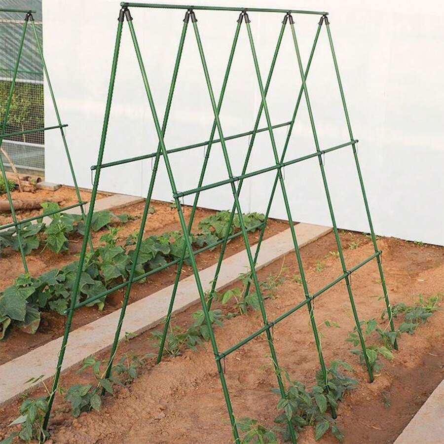 8pc1.1cm Plant Climbing Pergola Garden Support Plastic-Steel Tube Plant ...