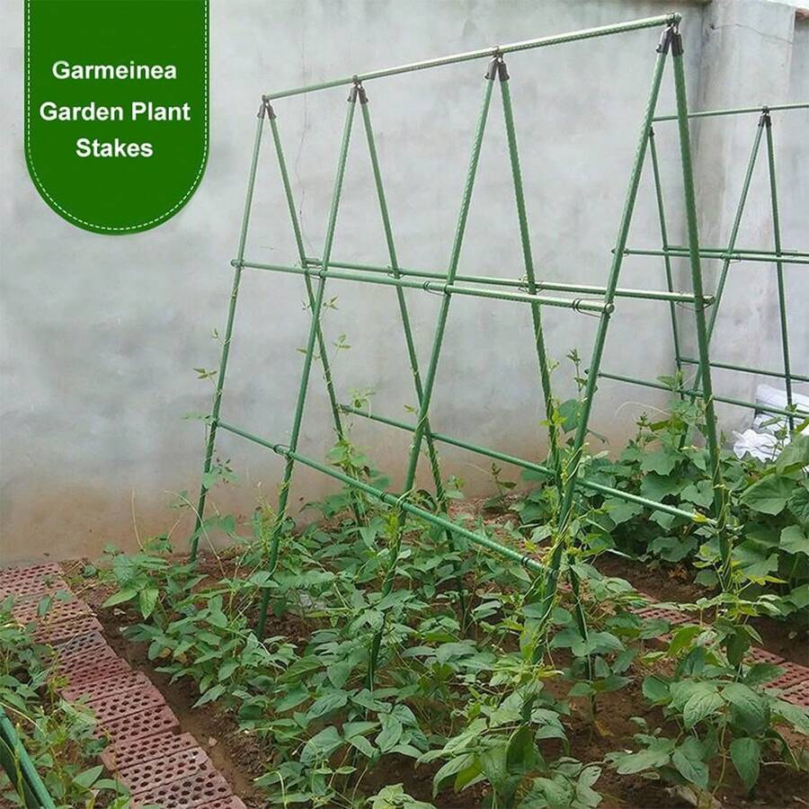 8pc1.1cm Plant Climbing Pergola Garden Support Plastic-Steel Tube Plant ...