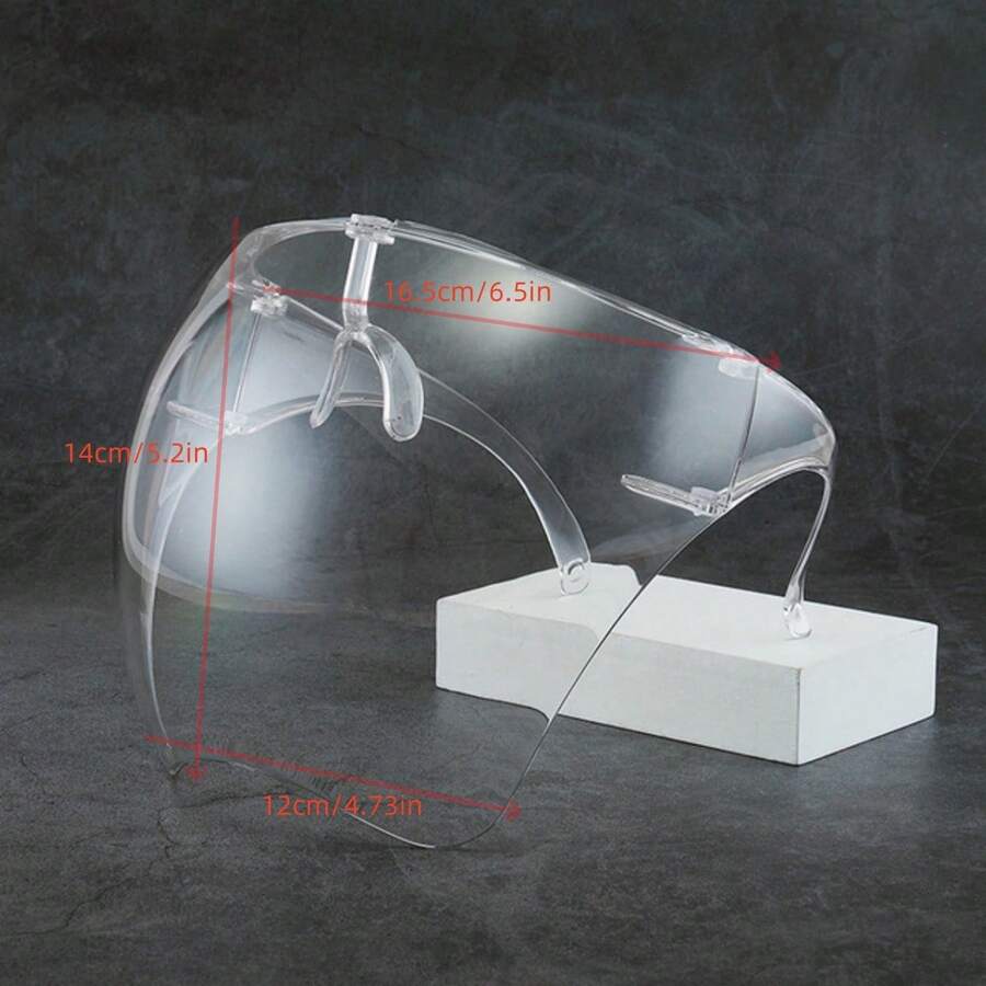 Clear Full Face Protective Shield, Anti-Splash Anti-Oil Splash Goggles ...