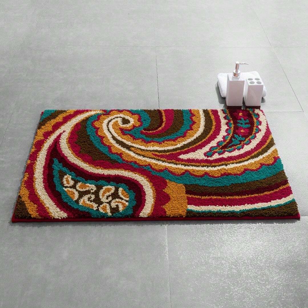 High-End Bathroom Anti-Slip Mat, Thick And Dense Fluffy Mat, Non ...