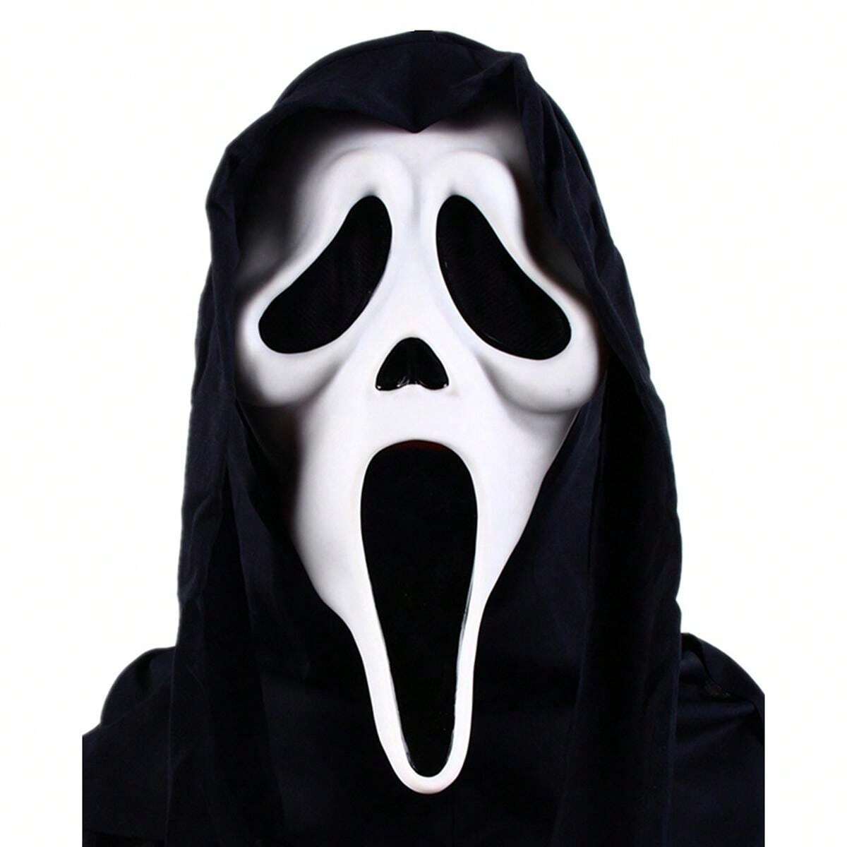 COS Scary Funny Screaming Ghost Face Mask, Latex Adult Party Prop For ...