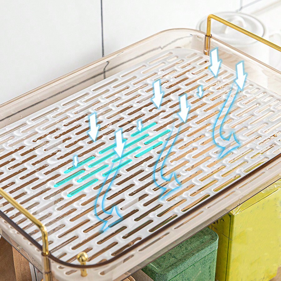 Home Tea Tray Light Luxury Tea Set Cup Rack Living Room Dry Bubble ...