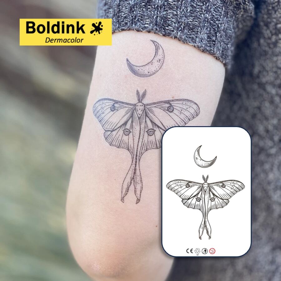 1 Kit Boldink Temporary Tattoos, Fake Tattoos, Waterproof, Authentic ...