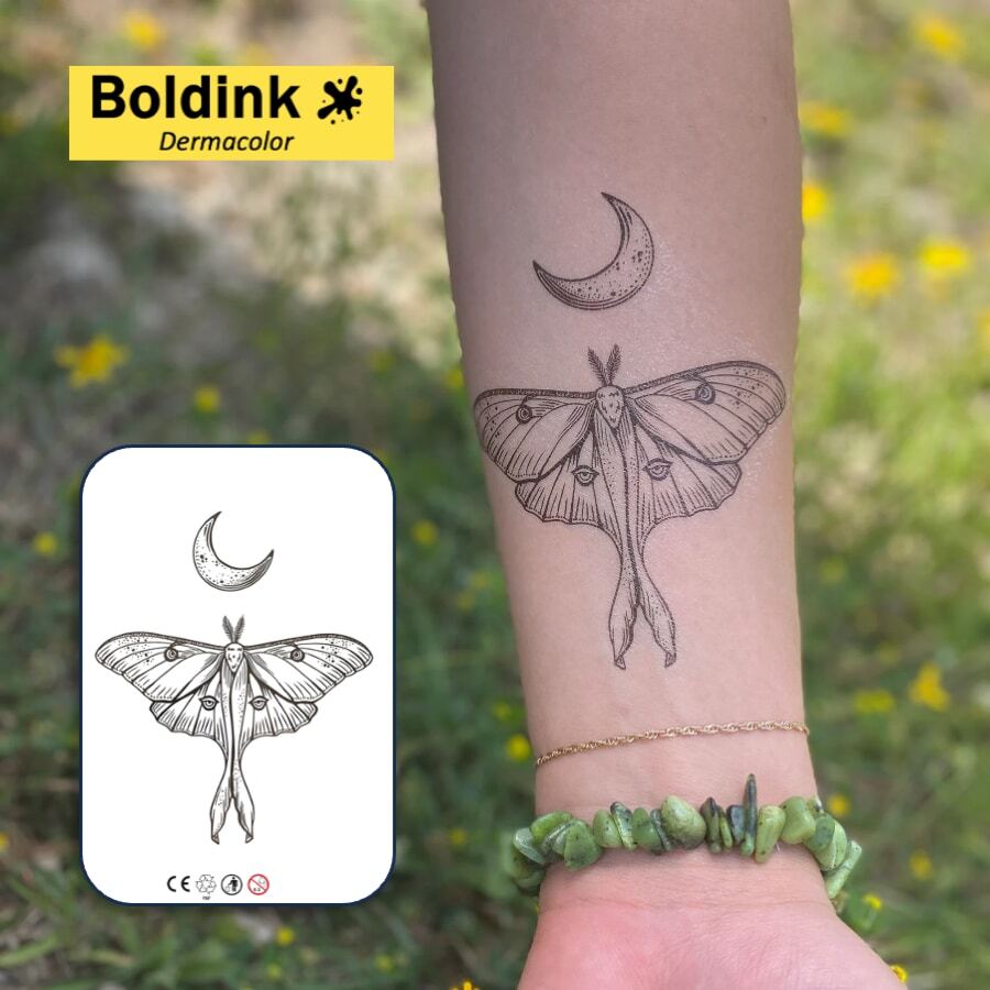 1 Kit Boldink Temporary Tattoos, Fake Tattoos, Waterproof, Authentic ...