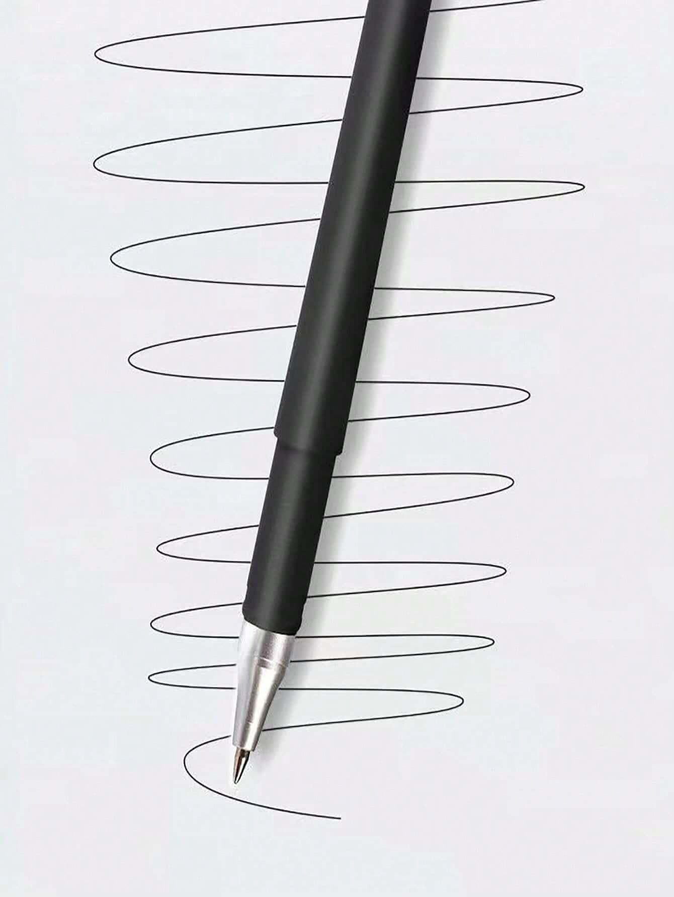 16 pièces Stylos bille 0.5mm en fibre de carbone mate, stylos de ...