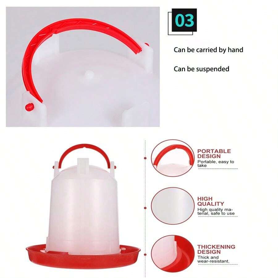 Portable Chicken Drinking Water Bottle Suitable For Chickens, Ducks ...