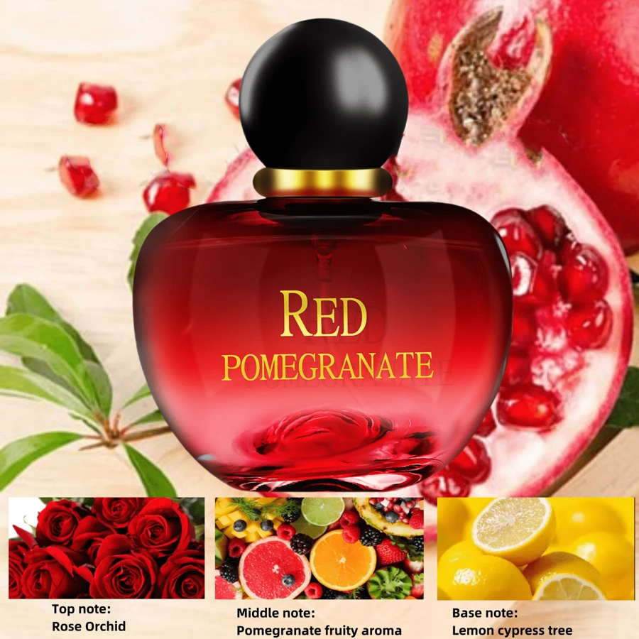 80ML Pomegranate Lady Perfume, Lasting Fragrance, Calm, Mysterious ...
