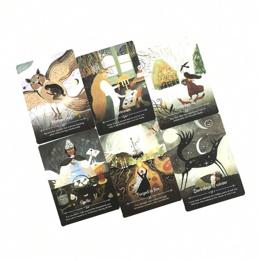 Seasons Of The Imbolc Oracle Card Fate Divination Prophecy Card Family ...