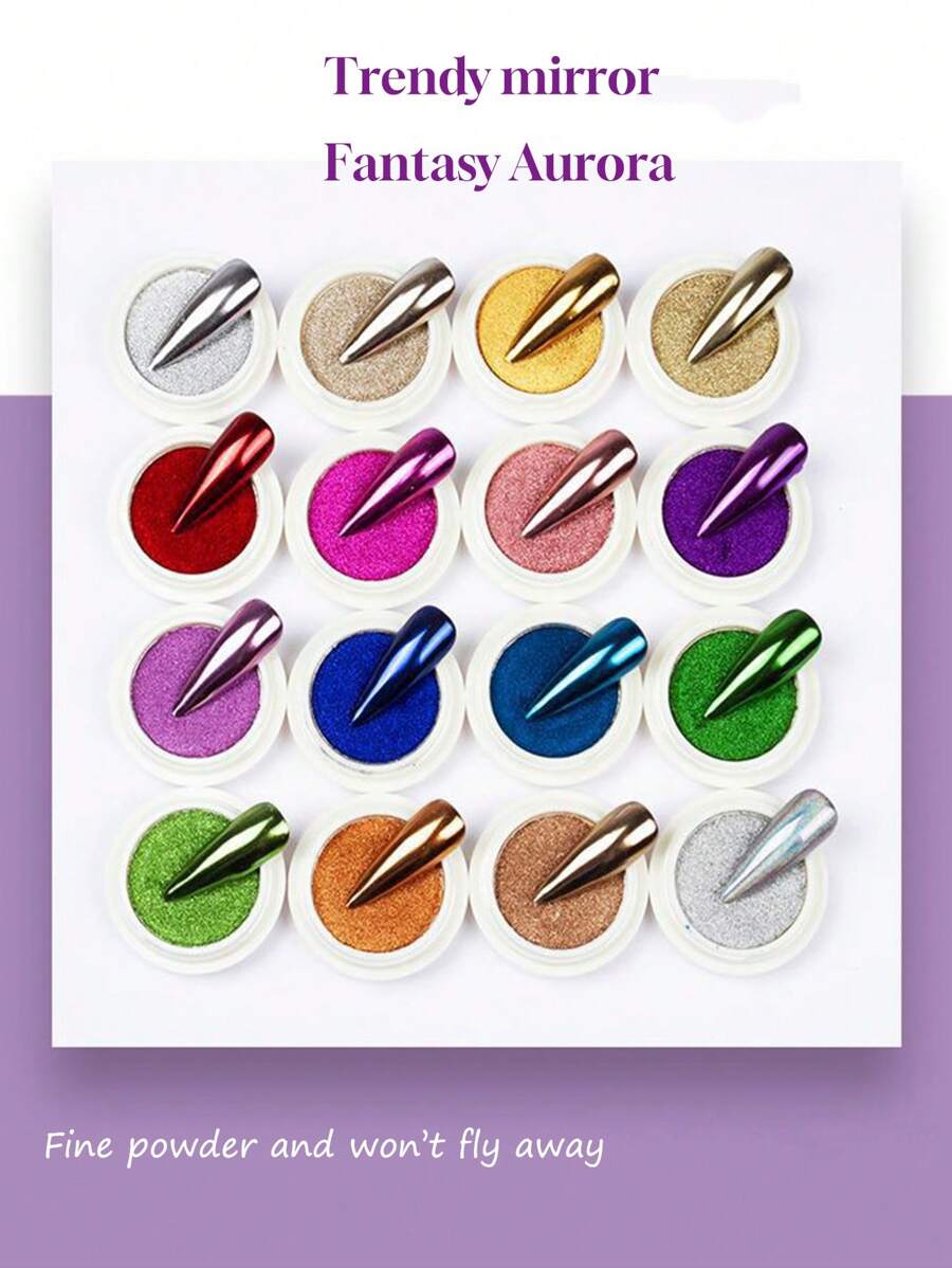 Nail Salon Gel Nail Polish 2024 New Product Mermaid Magic Mirror Powder ...