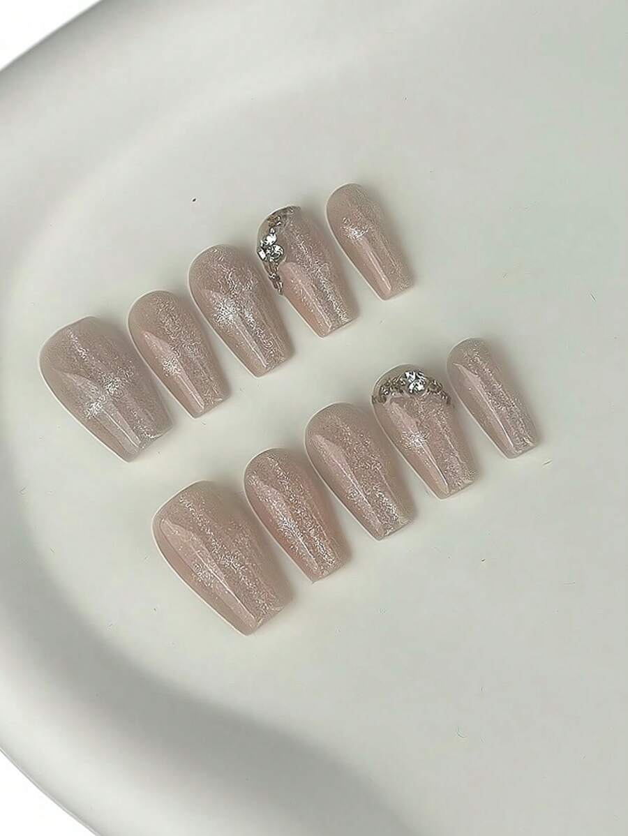 10 Pcs Handmade Nail Press On Nails Removable Nail Sticker Style Nails ...