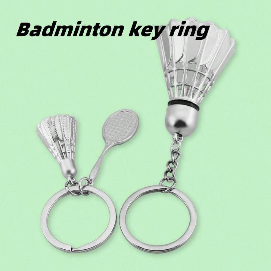 Creative Simulation Badminton Keychain For Sports Club & Souvenir | SHEIN