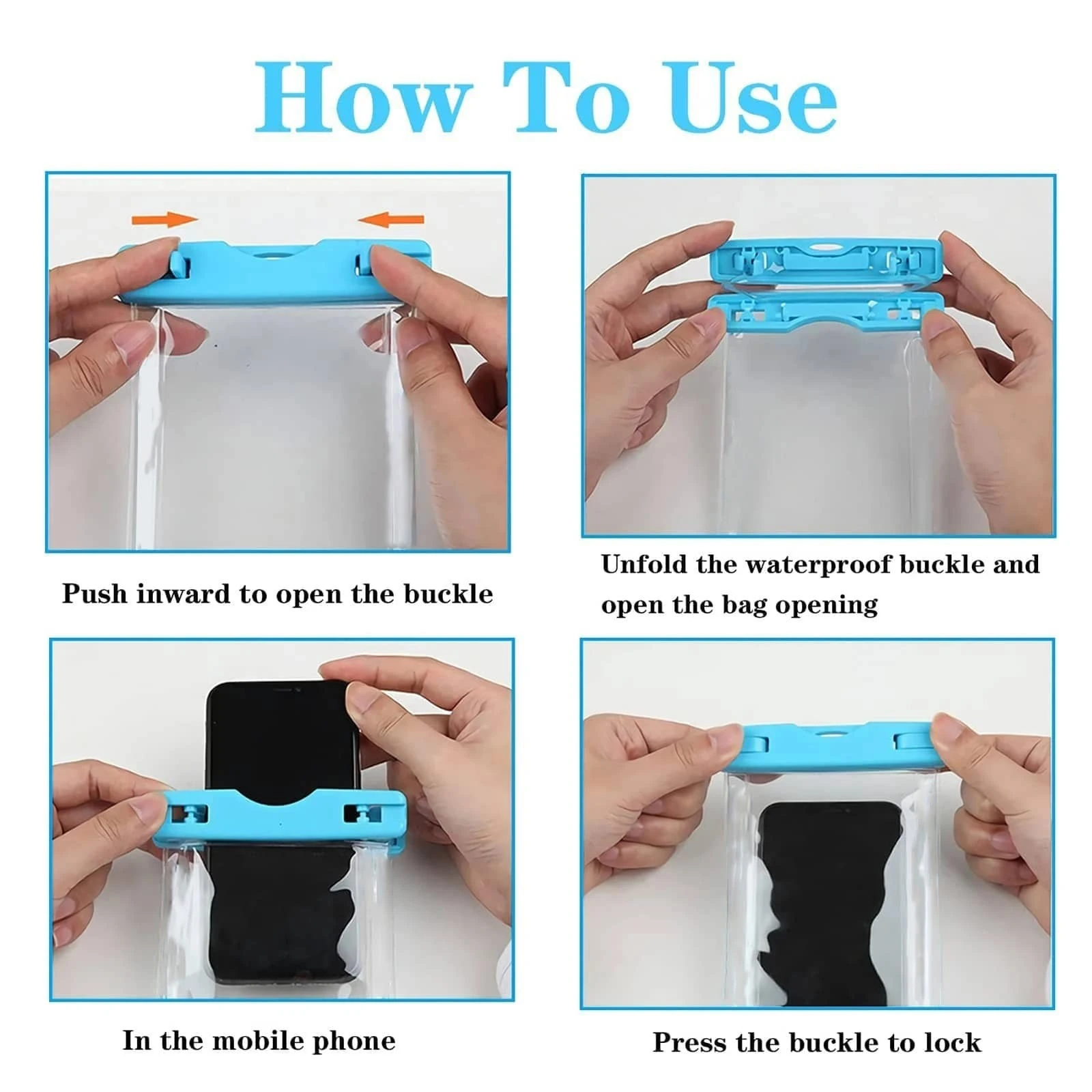 Waterproof Phone Pouch Waterproof Phone Case For Swimming Waterproof ...