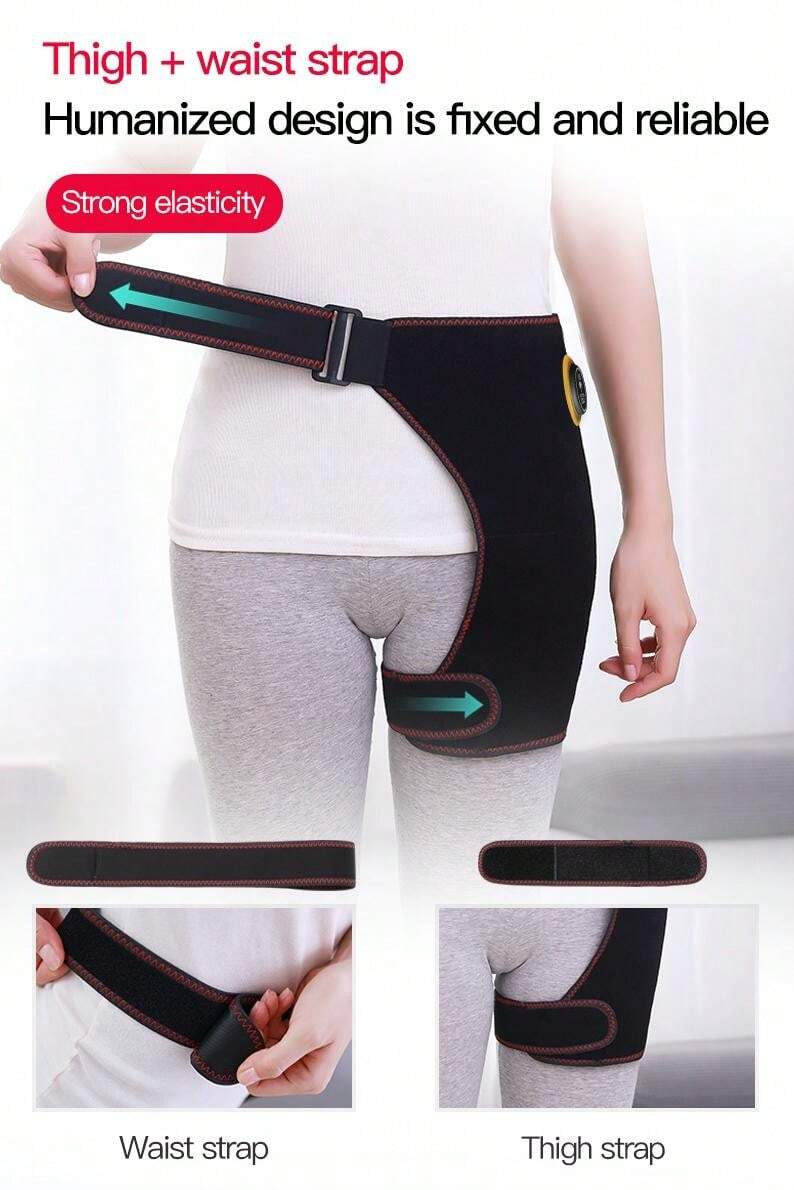 1 USB Electric Heated Hip Support, Heated Thigh Support Hot Compression ...