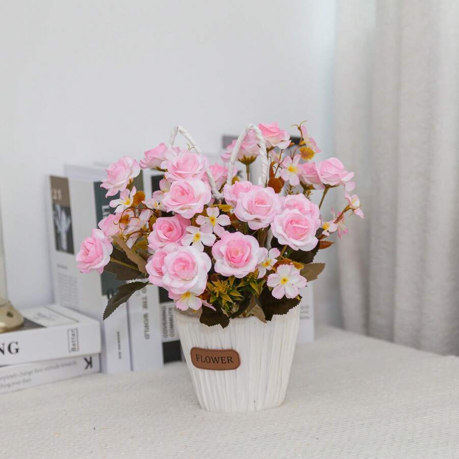 Simulated Acuteangle Ruby Flowers, High-Quality Silk Flowers ...