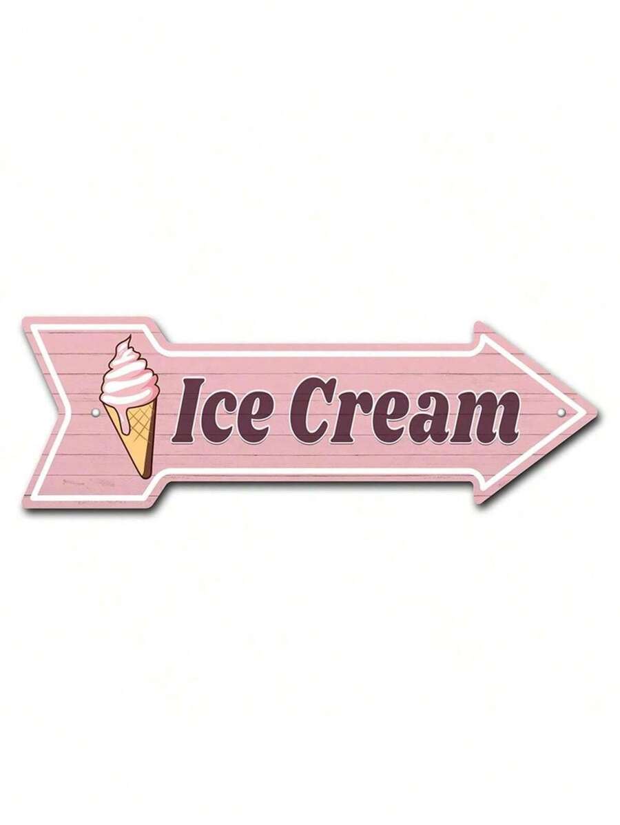 Unbeatablesale SignMission 30 In. Ice Cream Arrow Sign | SHEIN USA