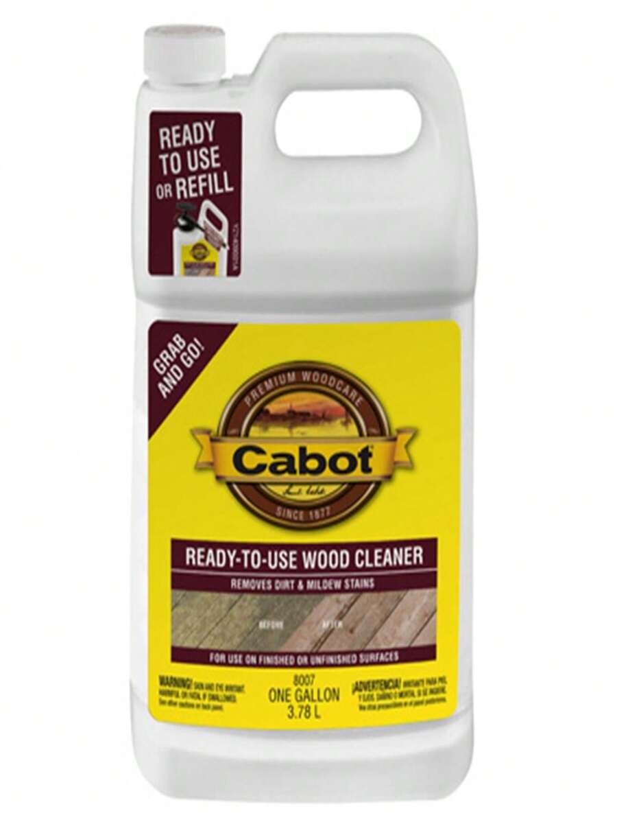 Cabot Samuel 8007-07 Gallon Ready To Use Wood Cleaner - Pack Of 4 ...