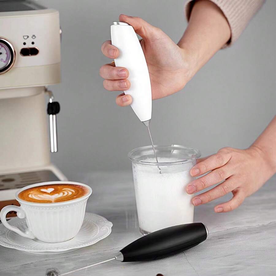 Quick Froth Handheld Milk Frother: Portable, Battery-Powered Whisk For ...
