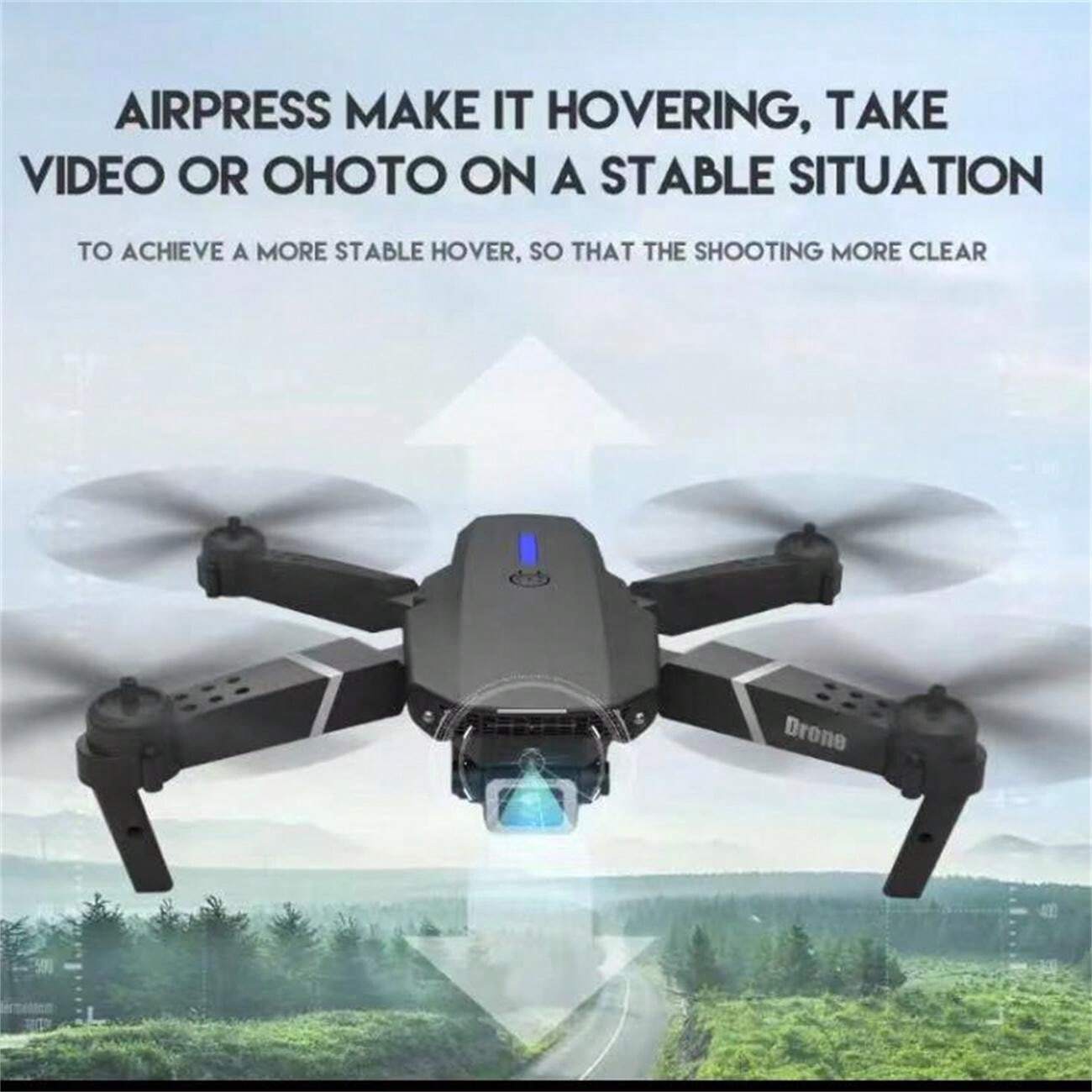 E88 Foldable Rc Quadcopter Drone With Camera, Wifi Fpv Live Video ...