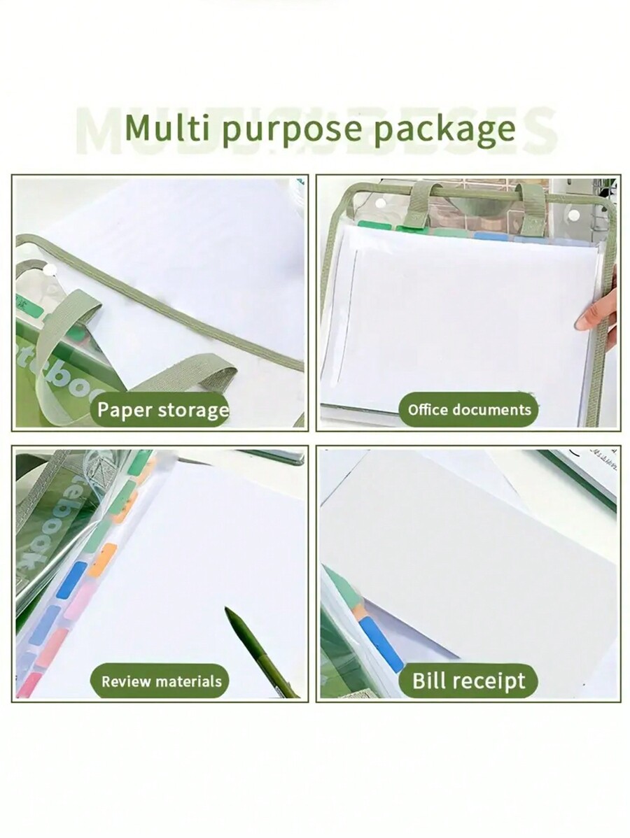 Durable Pvc Expandable 13-Pocket File Organizer With Tabs - Portable ...