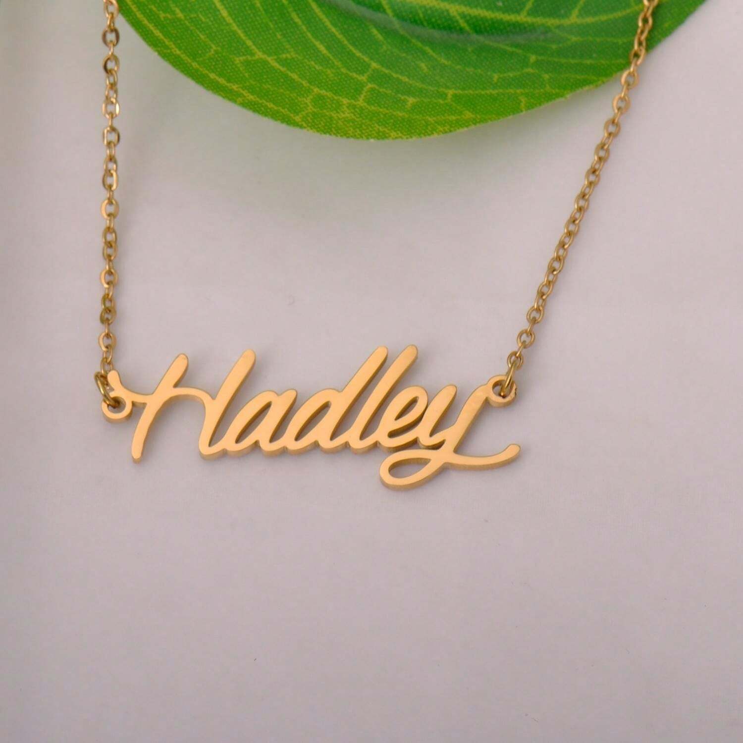 1 Piece Of Name Necklaces Popular Names Starting With Initial Letters H ...