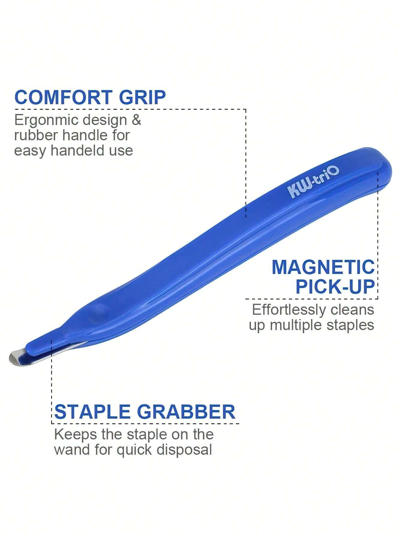 1ชิ้น FLAT Staple Remover ดินสอดูปรับปรุงการออกแบบแบบพกพา Staples ...