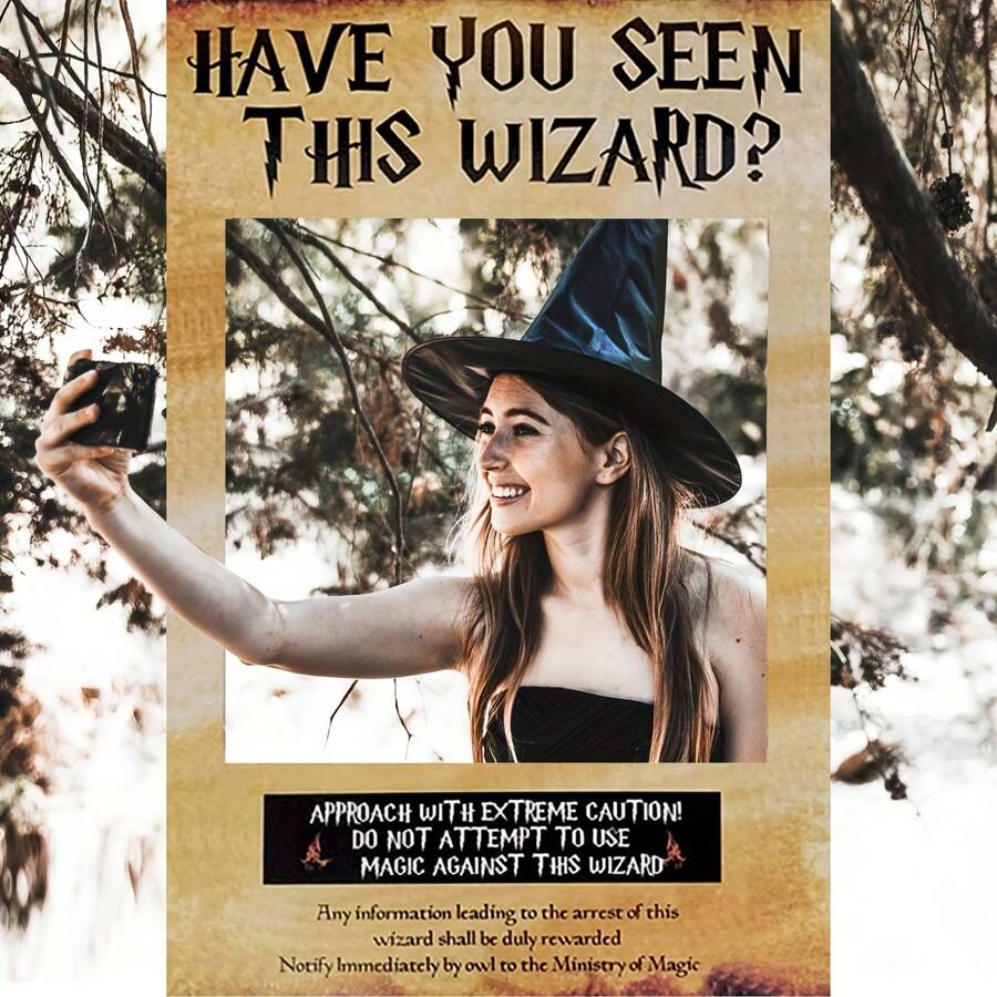 Have You Seen This Wizard Photo Booth Prop Wizard Inspired Photo Booth ...