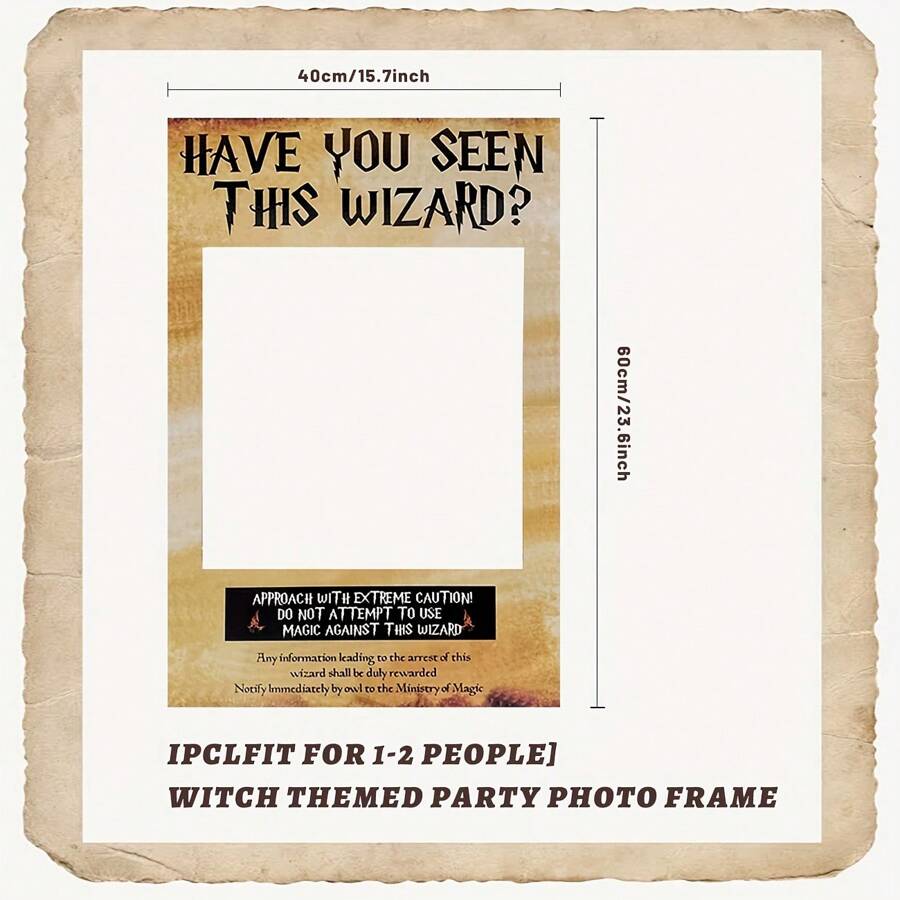 Have You Seen This Wizard Photo Booth Prop Wizard Inspired Photo Booth ...
