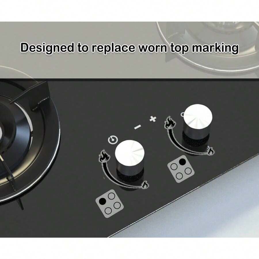 Flame Indicating Stickers Flame Indicators Ring Stove Labels - Oven ...