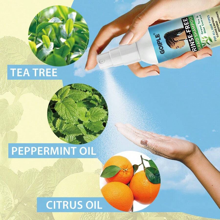 Braid Shampoo Rinse-Free Moisturizing Shampoo For Locs, Twists, Weaves ...