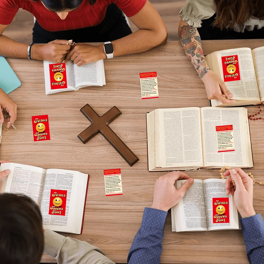 100pcs Gospel Booklets - Salvation Plan Card | 62th Pocket Gospel Card ...