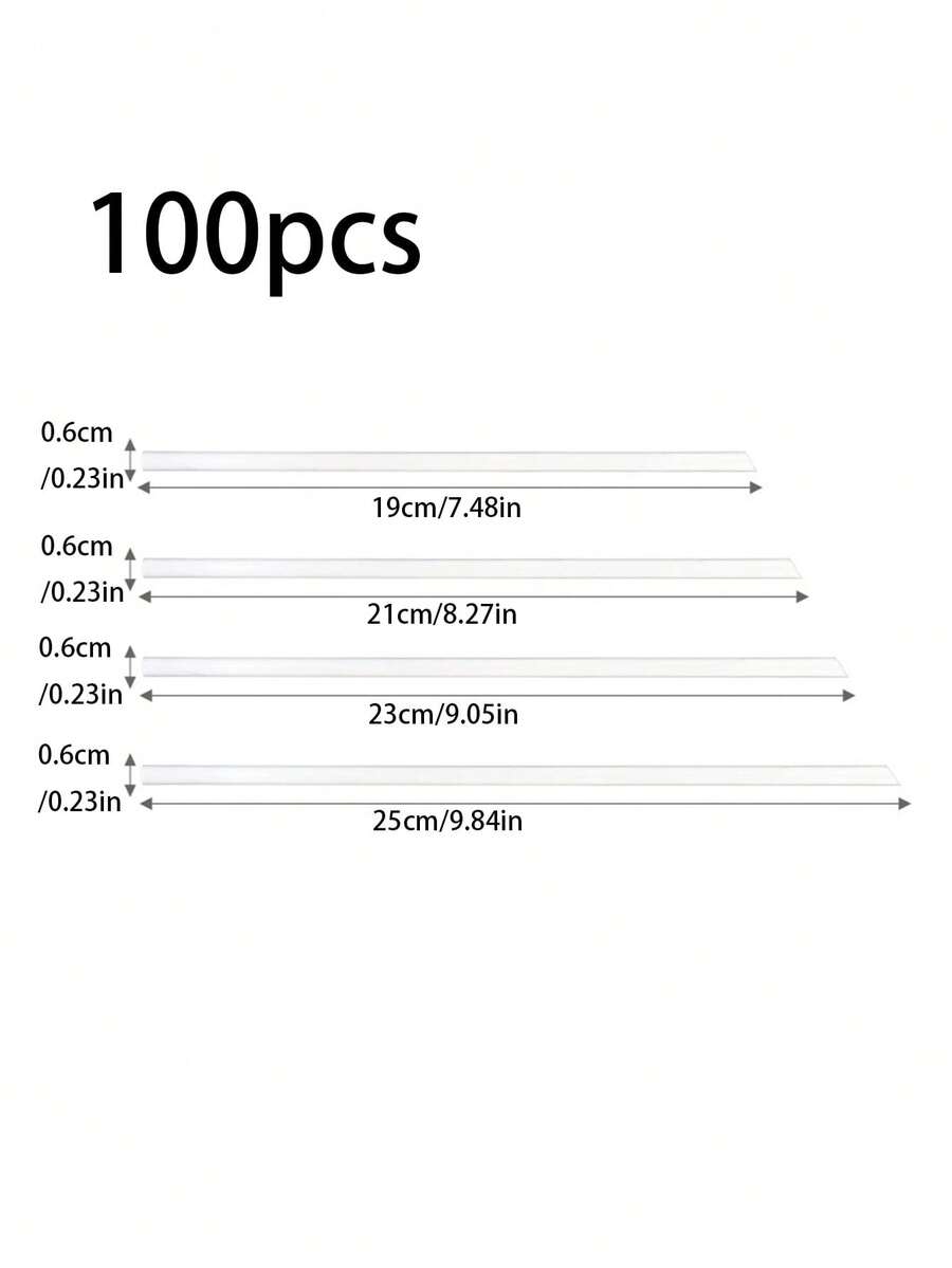 96-104pcs Disposable Plastic Drink Straw, Individually Wrapped, Pointed ...