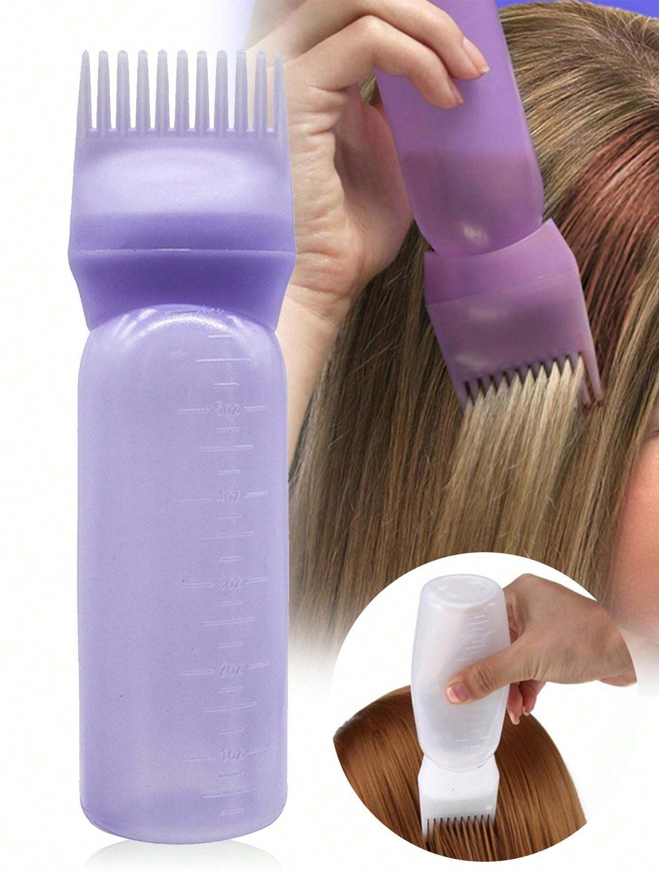 1pc Hairdressing Comb Bottle With Scale, Hair Dyeing Coloring ...