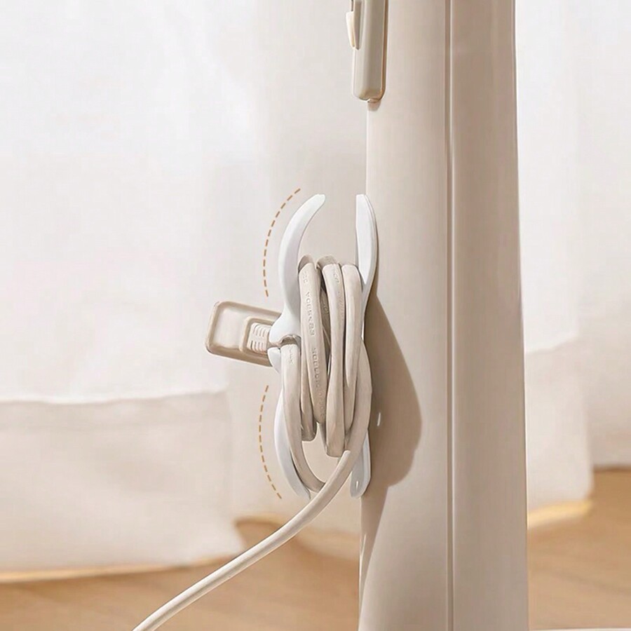 1pc Desktop Cable Organizer, Appliance Cord Holder, Wall-Mounted Power ...