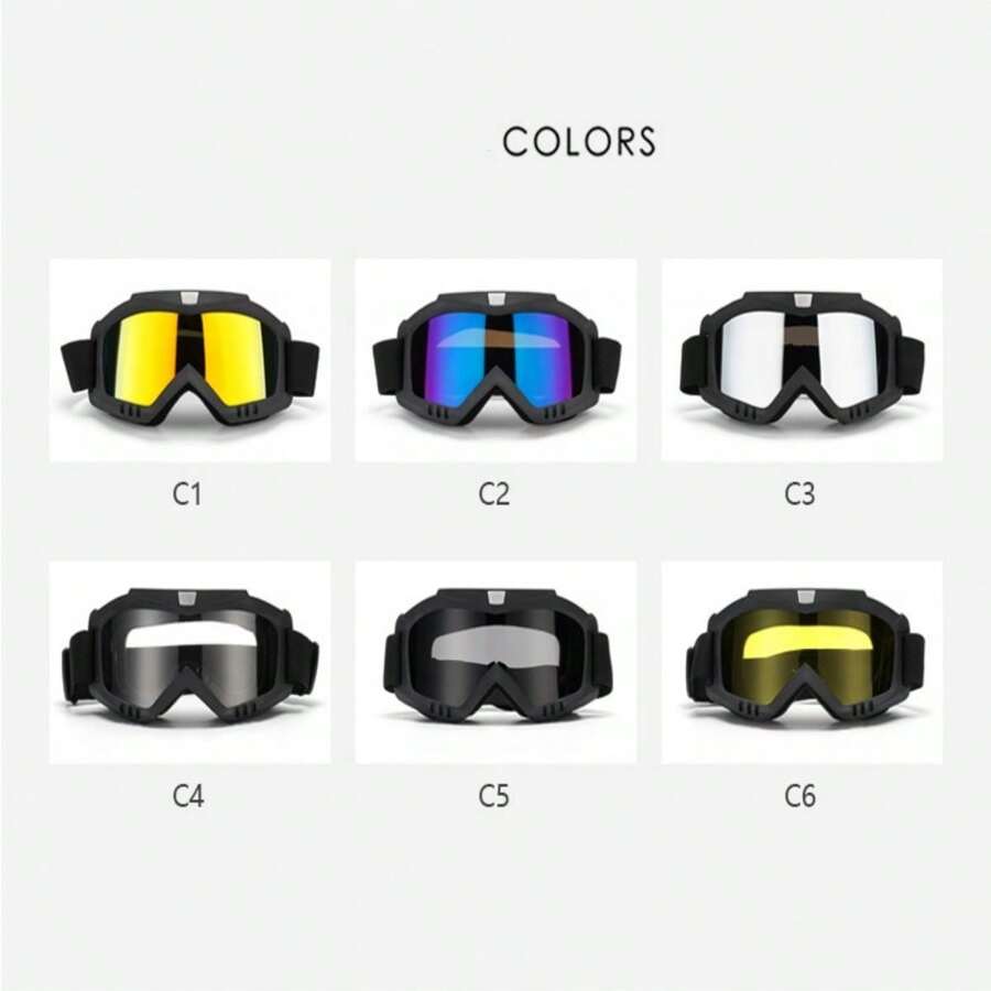 Outdoor Riding Goggles Mask Windscreen Riding Gear Off Road Riding ...