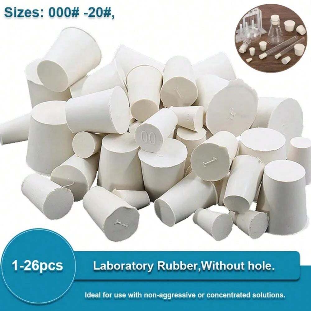 Rubber Stopper Conical Bottle Stopper Silicone Plug Test Tube Stopper ...
